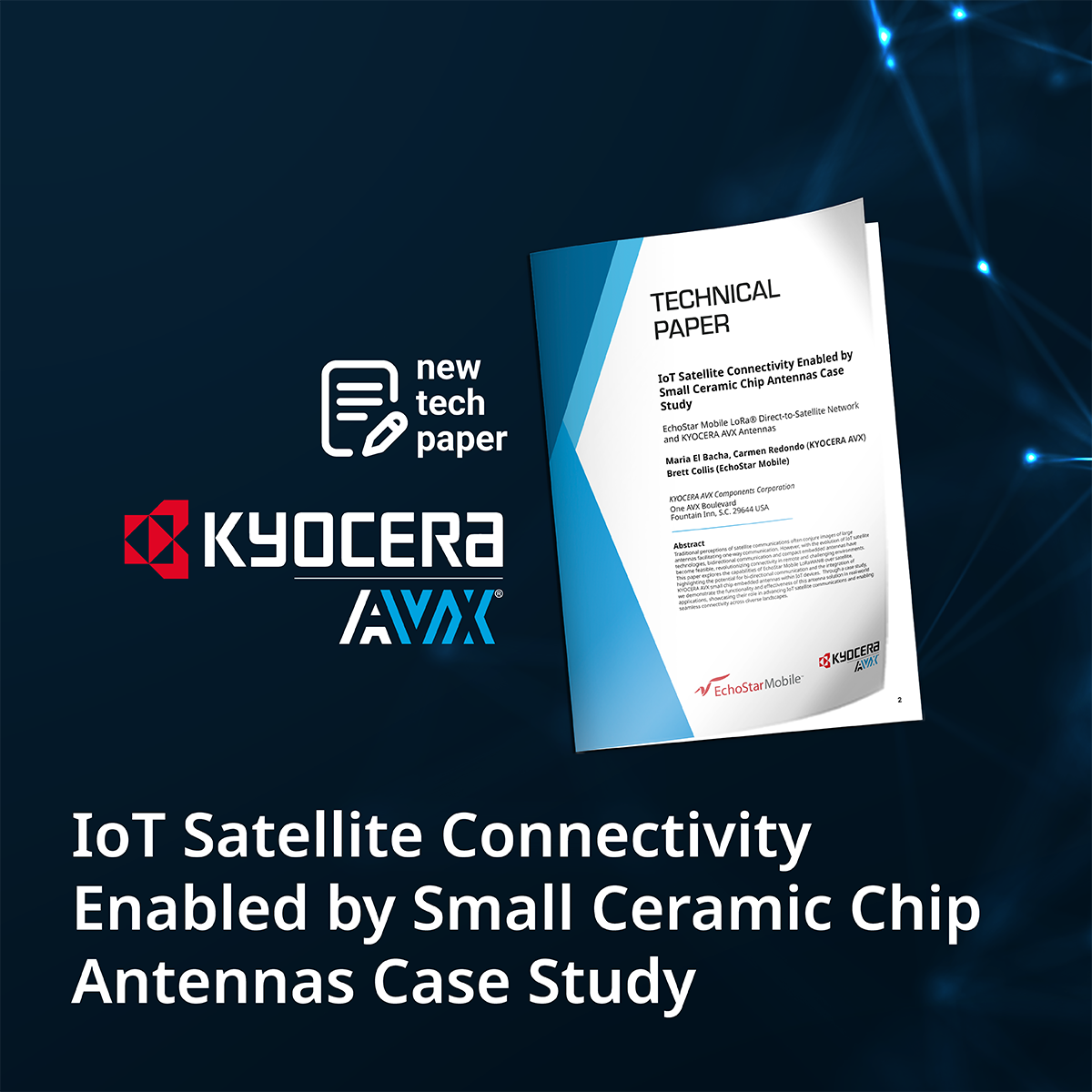 IoT Sat Connectivity Enabled by Small Ceramic Chip Antennas